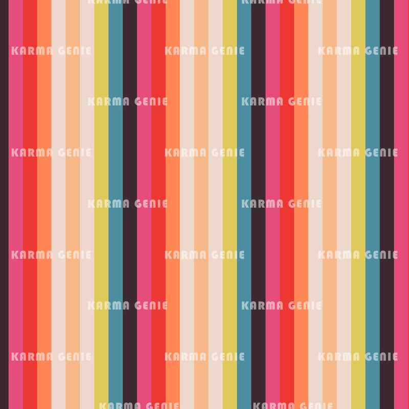 Retro Colored Vertical Striped Background Pattern Digital Paper - So Fontsy