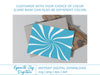 Retro Style SVG Card twist sun burst design - So Fontsy
