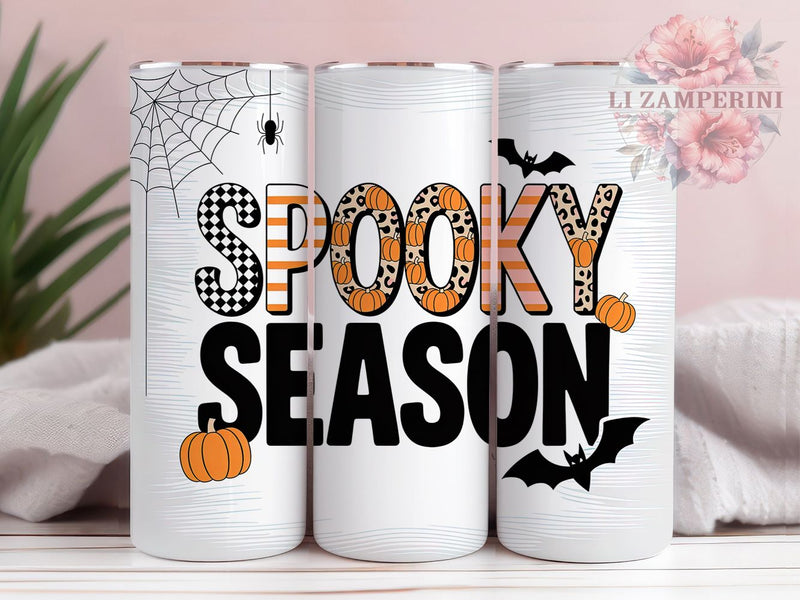Retro Vintage Spooky Season Tumbler, Spooky Season Cup, 20Oz ...