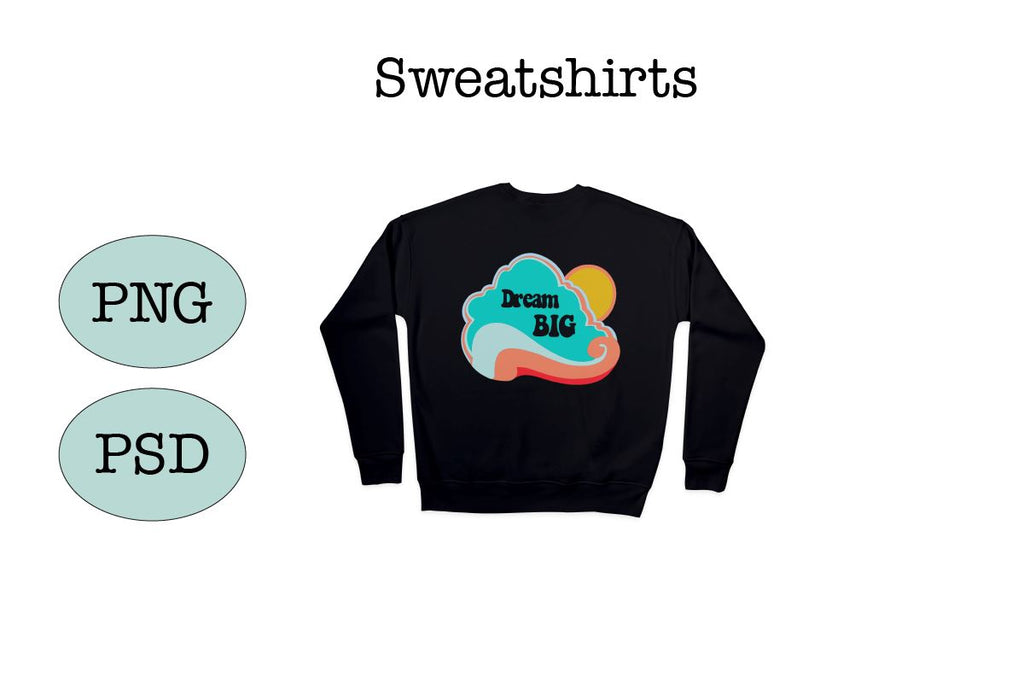 Retro Word Art SVG/Sublimation-Dream Big - So Fontsy