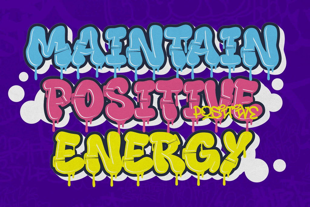 Rift Punk – Bold Street Graffiti Font with 3D Layers and Drip Effect ...