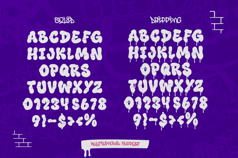 Rift Punk – Bold Street Graffiti Font with 3D Layers and Drip Effect ...