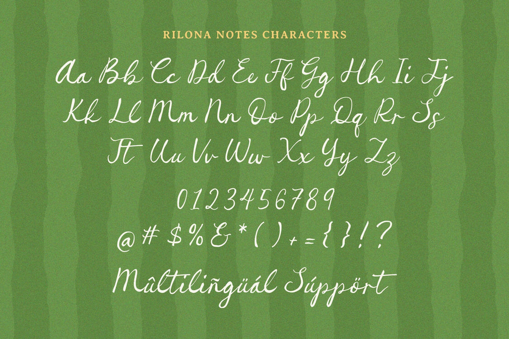 Rilona Notes - Inky Handwritten Script Font - So Fontsy