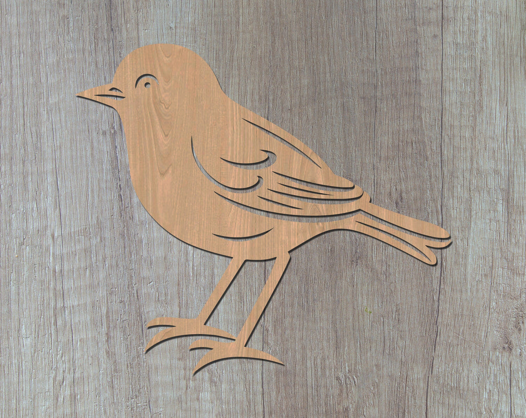 Robin Bird Laser SVG Cut File, Robin Bird Glowforge File, Robin Bird ...