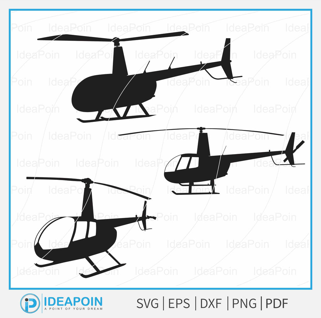 Robinson R-44 svg, Robinson R-44 SVG bundle, Pilot svg, Robinson R-44 ...