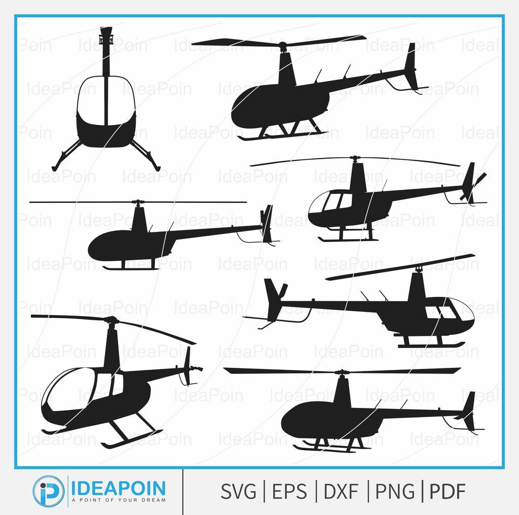 Robinson R-44 svg, Robinson R-44 SVG bundle, Pilot svg, Robinson R-44 ...