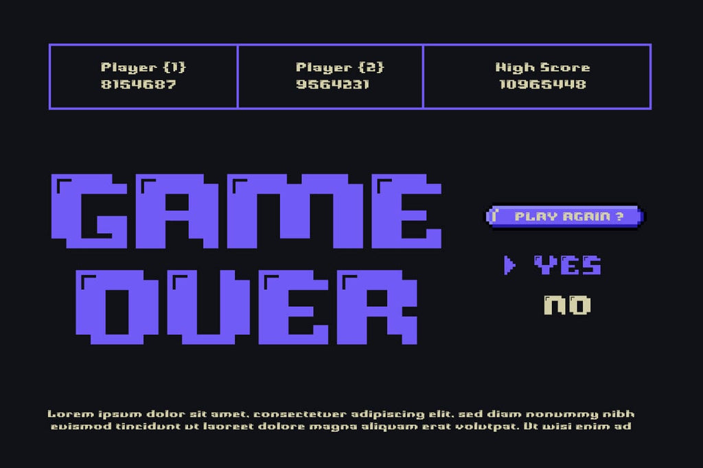 Rocabe - Retro Game Font - So Fontsy