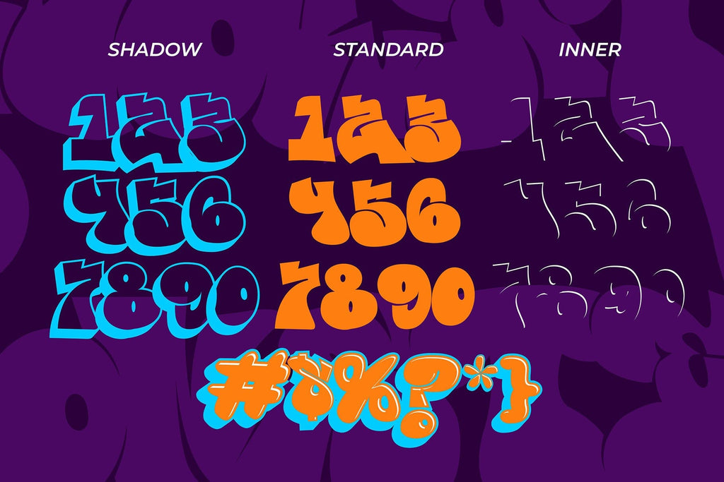 Roket Monster - 3d Layered Graffiti Font - So Fontsy