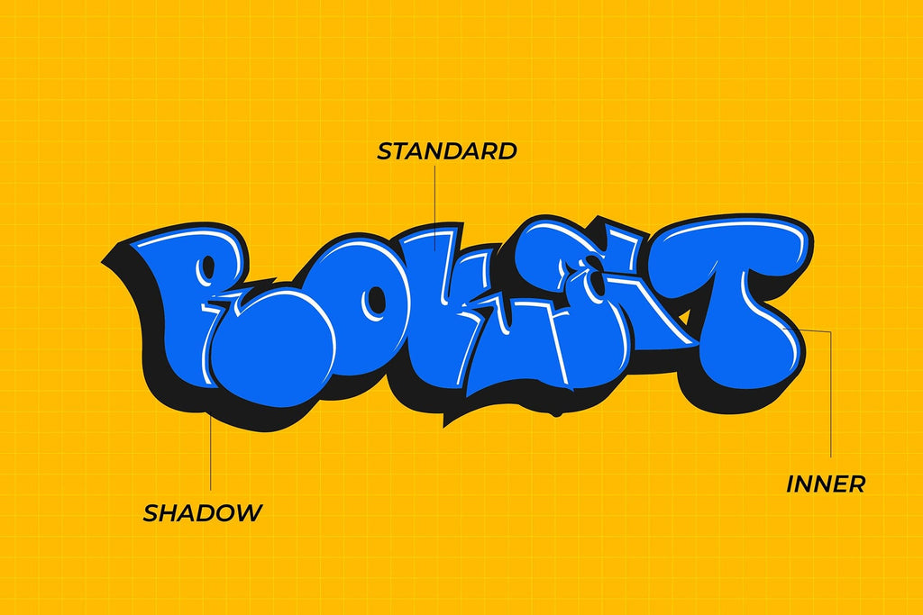 Roket Monster - 3d Layered Graffiti Font - So Fontsy