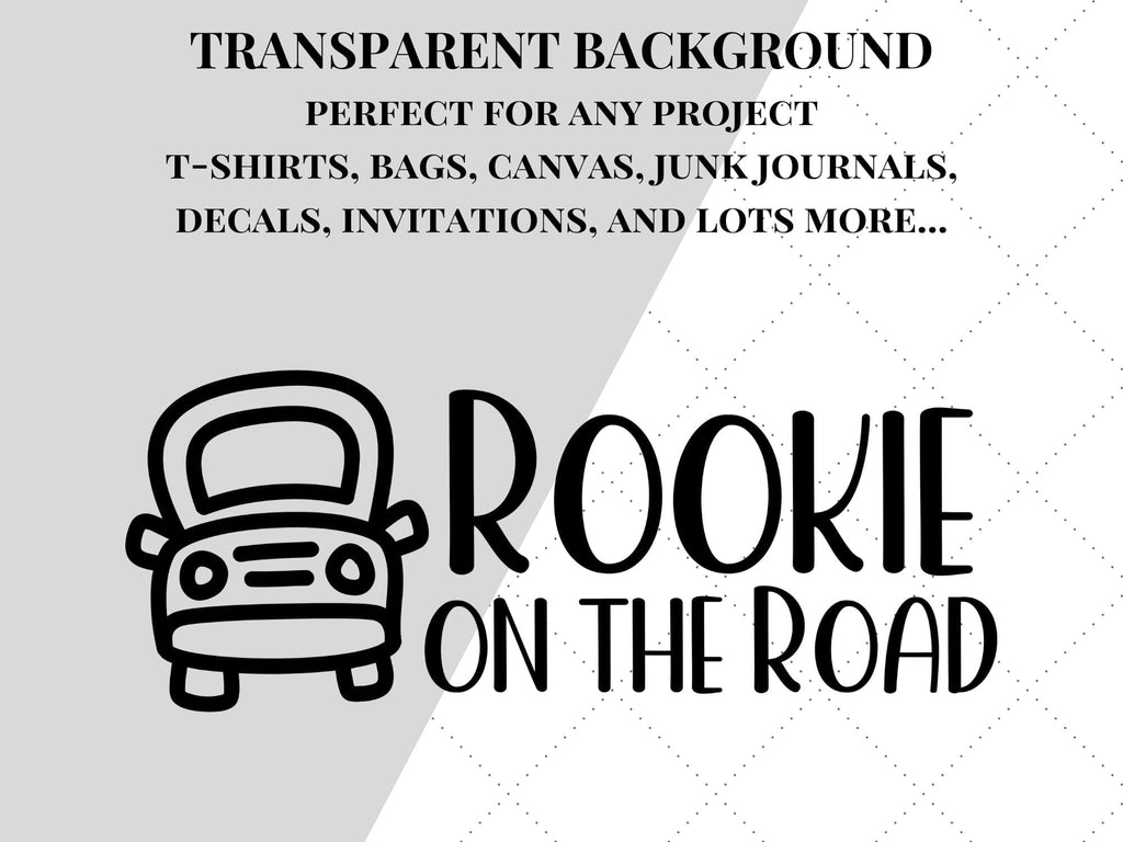 Rookie on the Road SVG | New Driver SVG - So Fontsy
