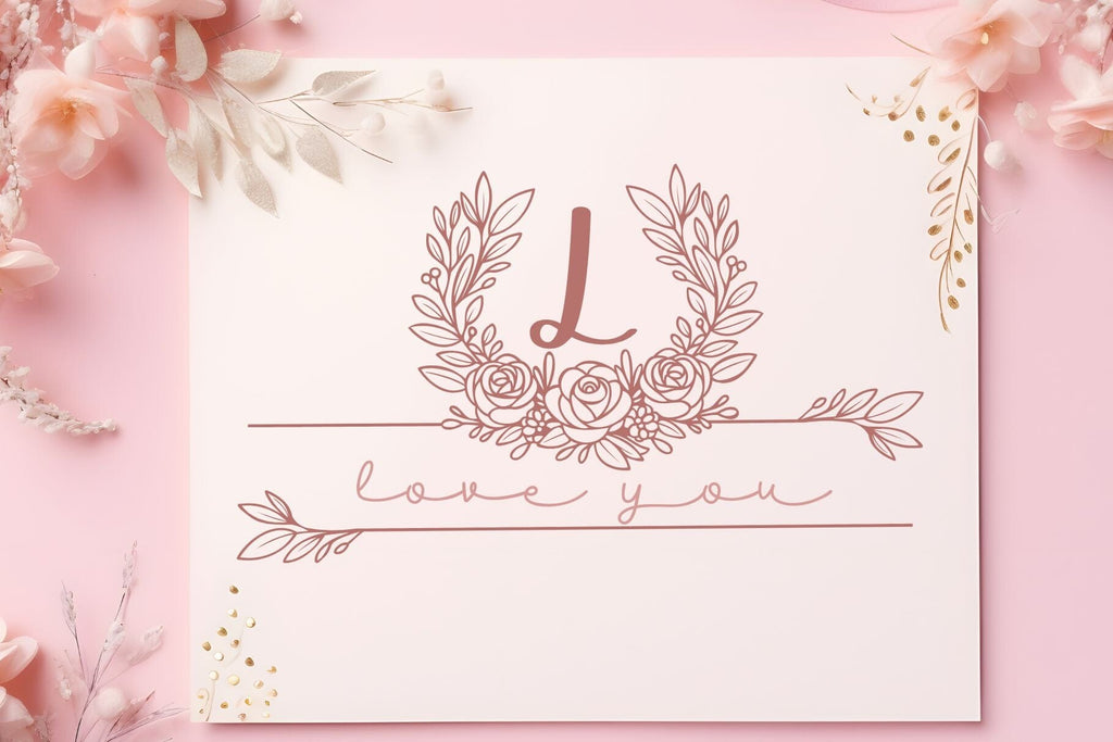 Rosalyn Monogram Font - So Fontsy