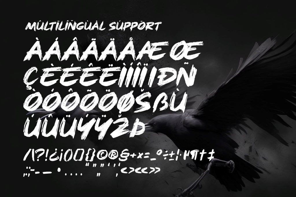 Rough Splash - Brush Font - So Fontsy