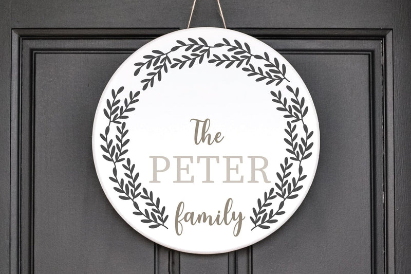 Round Family Monogram SVG Cut files | Split Monogram SVG - So Fontsy