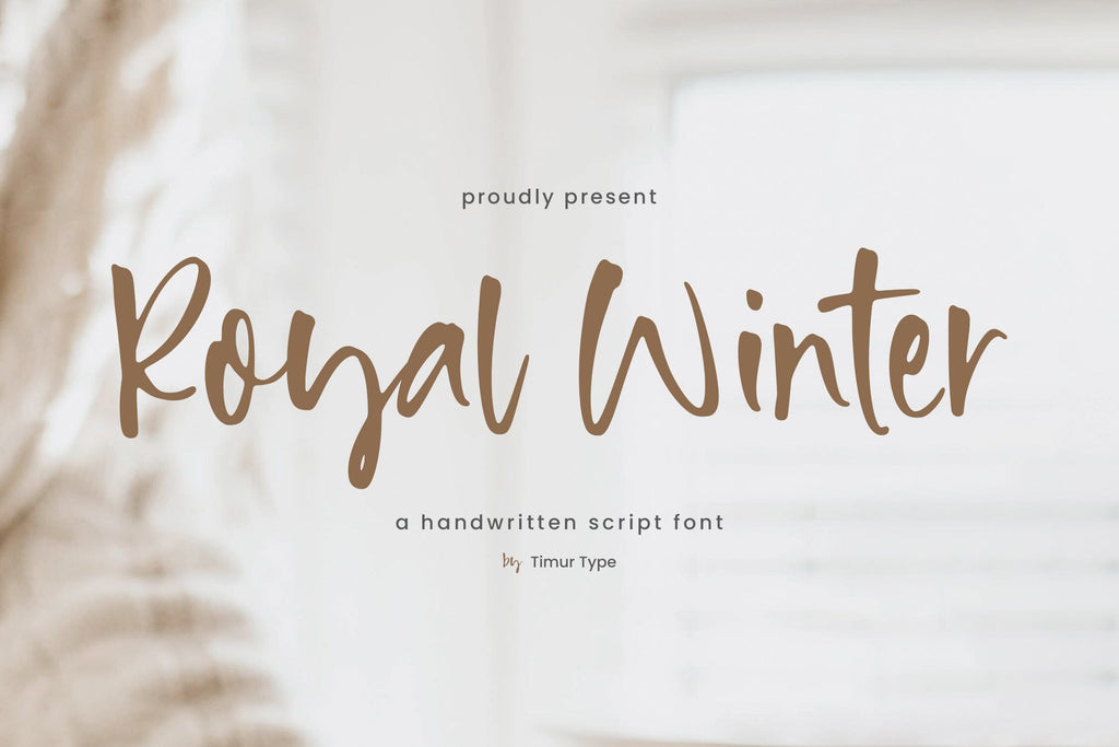 Royal Winter - Handwritten Font - So Fontsy
