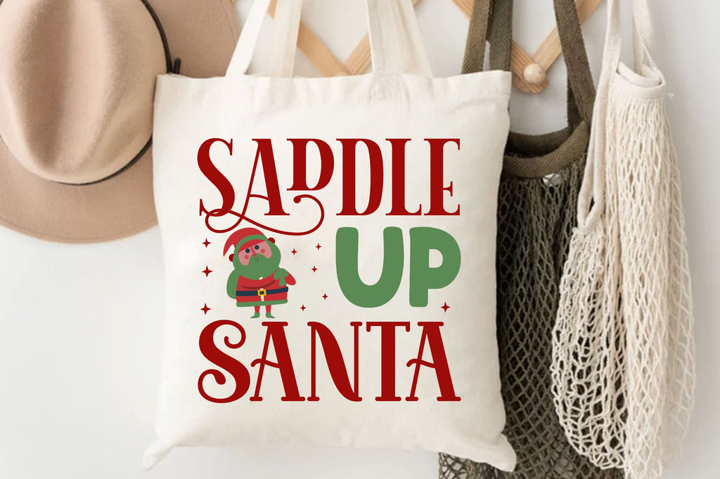 Saddle up santa SVG Design - So Fontsy
