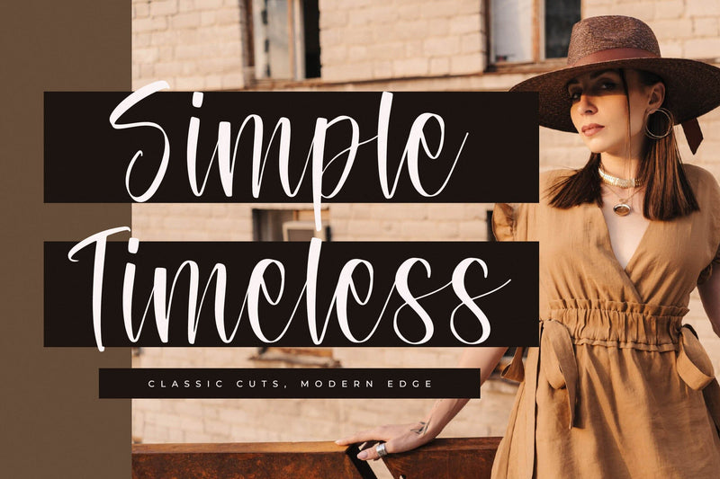 Safferty - Modern Handwritten Script - So Fontsy