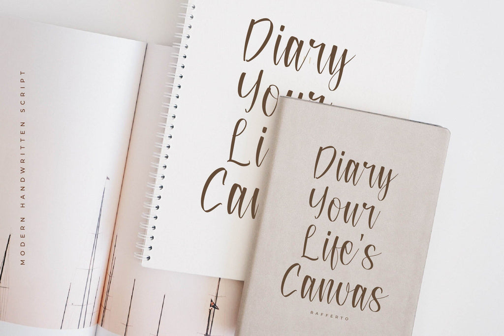 Safferty - Modern Handwritten Script - So Fontsy