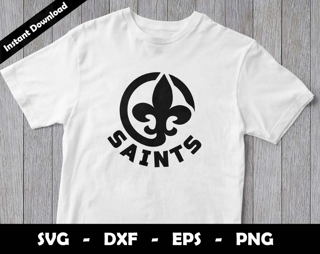 Saints SVG Cut File, Saints logo SVG Design, Saints Football Mascot, T ...