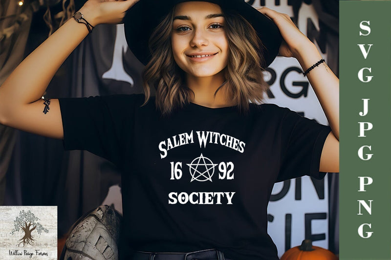Salem Witches Society JPG, PNG, and SVG Digital Download - So Fontsy
