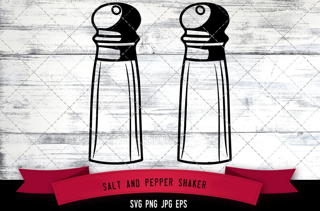 Salt and Pepper Shaker SVG - So Fontsy