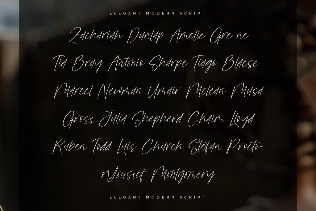 Sanetury Grethan - Elegant Modern Script - So Fontsy