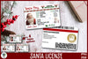 Santa Drivers License PNG | Printable Santa License - So Fontsy