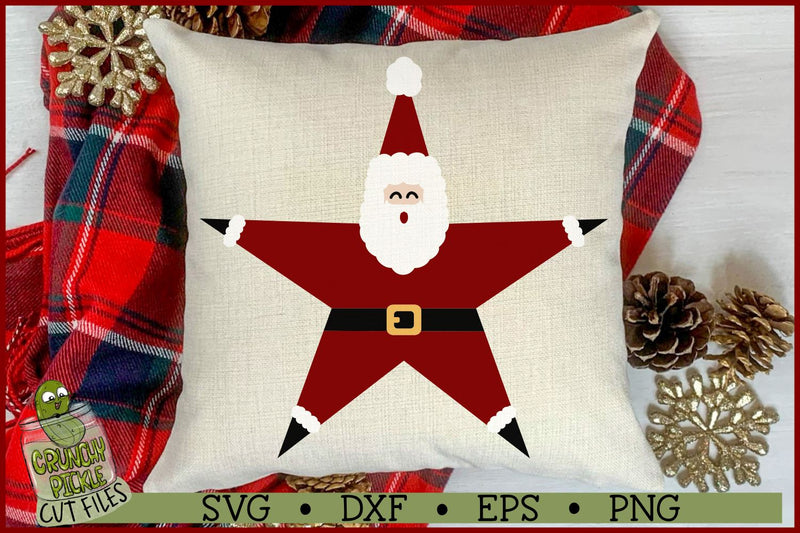 Santa Moons and Star SVG Files - So Fontsy