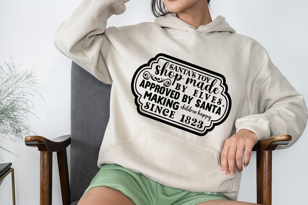 Santas toy shop made by elves approved by santa making children happy ...