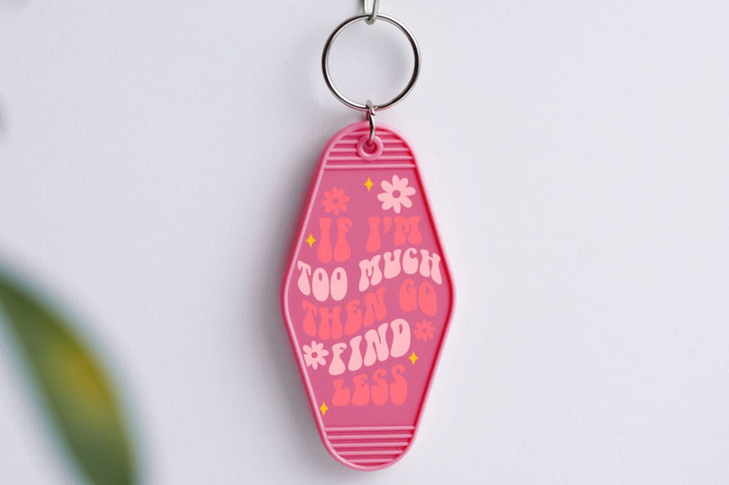 Sassy Motel Keychain SVG Bundle Sublimation Cut file - So Fontsy