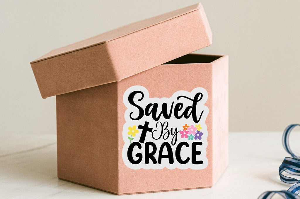 Saved By Grace SVG Design - So Fontsy