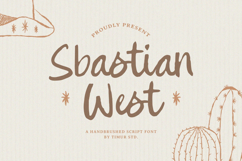 Sbastian West - Handbrushed Script Font - So Fontsy