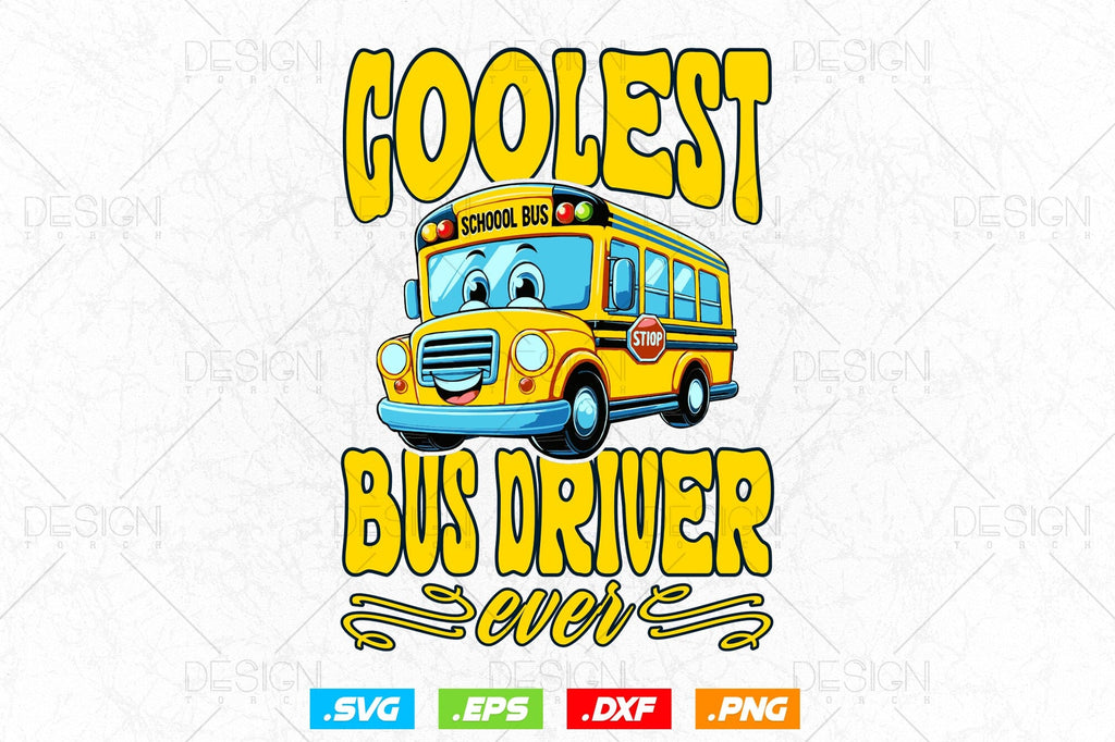 School Bus Driver Svg Png, Father's Day Svg, School Bus svg, Birthday ...