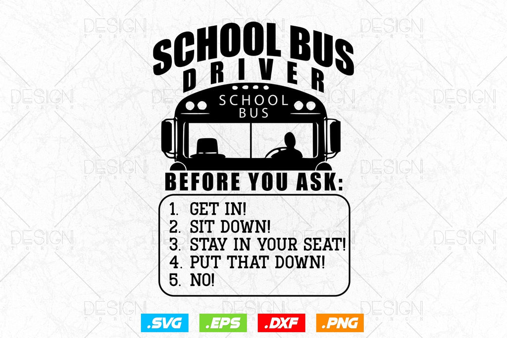 School Bus Driver Svg Png, Father's Day Svg, School Bus svg, School Bus ...