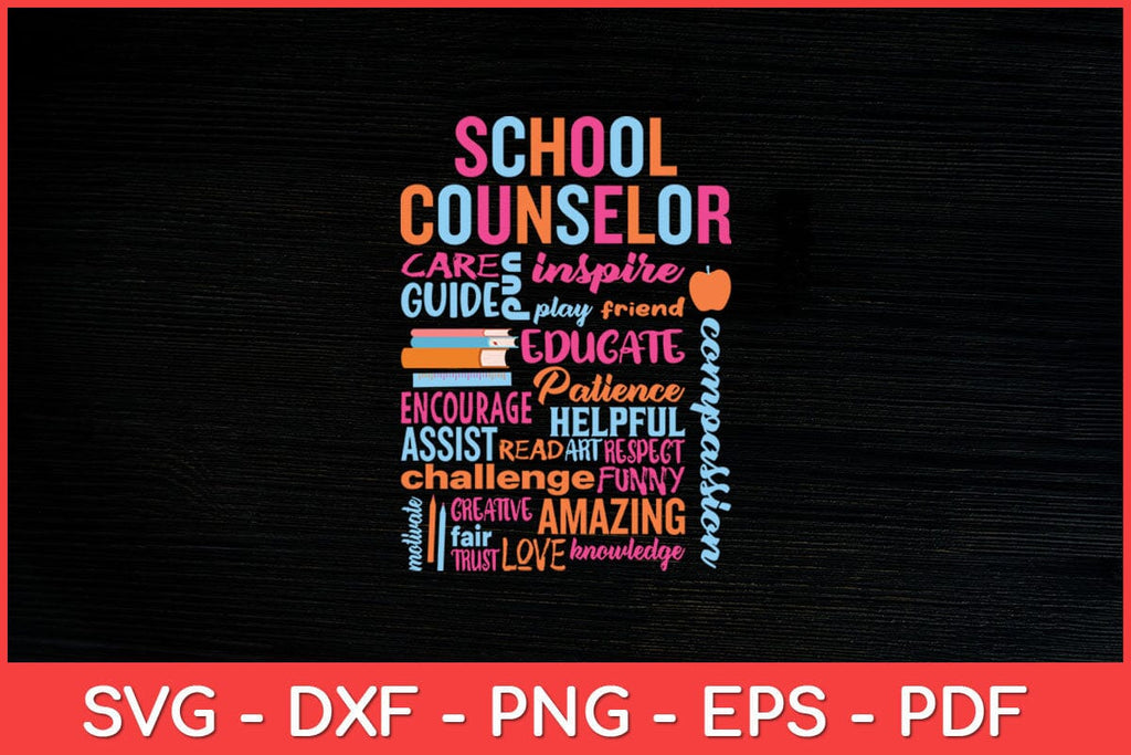 School Counselor School Counseling Week Svg File - So Fontsy