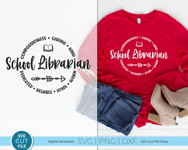 School librarian svg, Librarian svg, library svg, school library svg ...