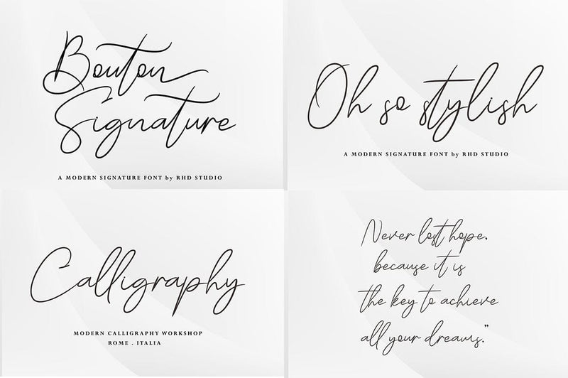 Script Collection Font Bundle - So Fontsy