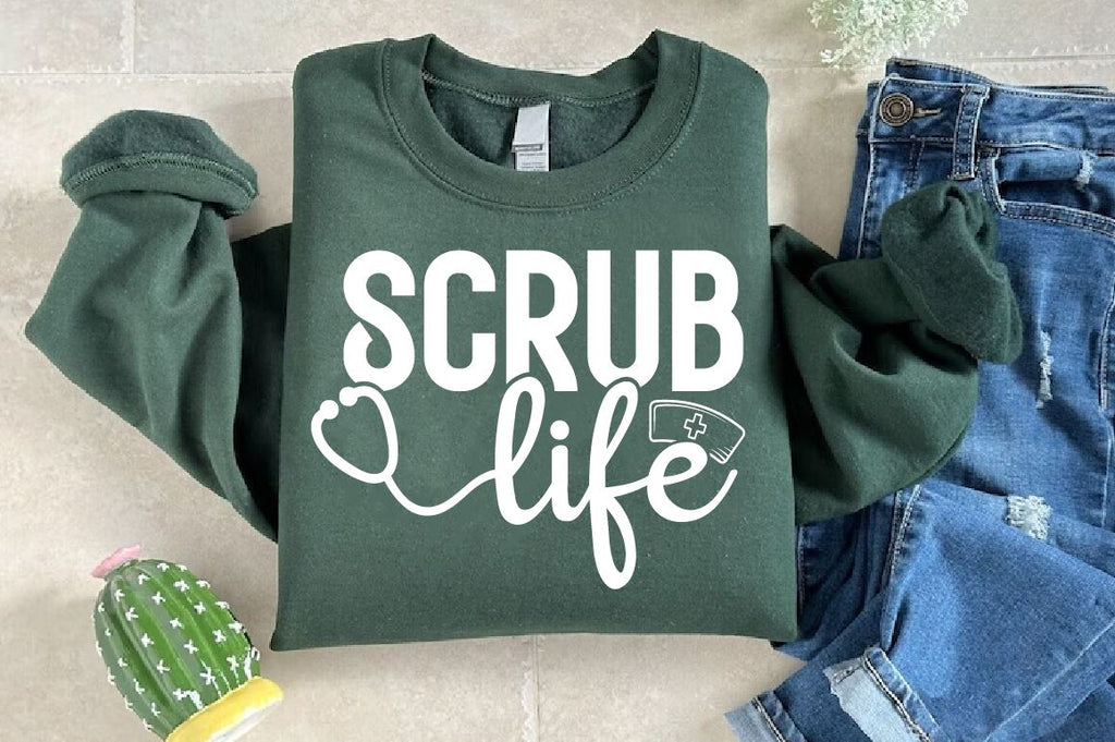 Scrub life SVG, Nurse SVG Design - So Fontsy