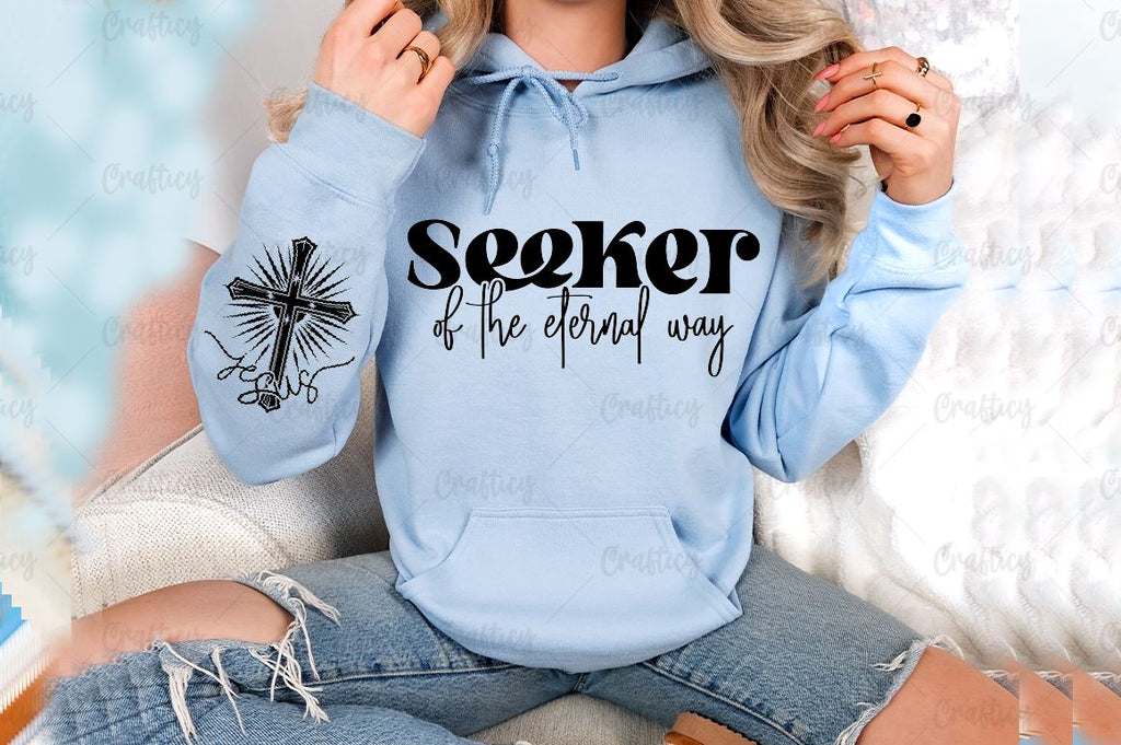 Seeker of the Eternal Way Sleeve SVG Design - So Fontsy