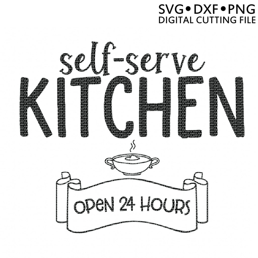 Self Serve Kitchen SVG - So Fontsy
