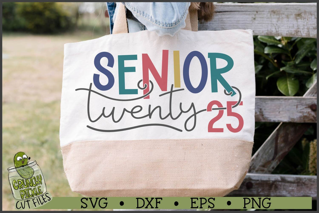 Senior 2025 SVG File - So Fontsy