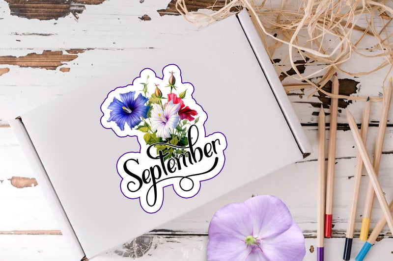 September Sticker Design - So Fontsy