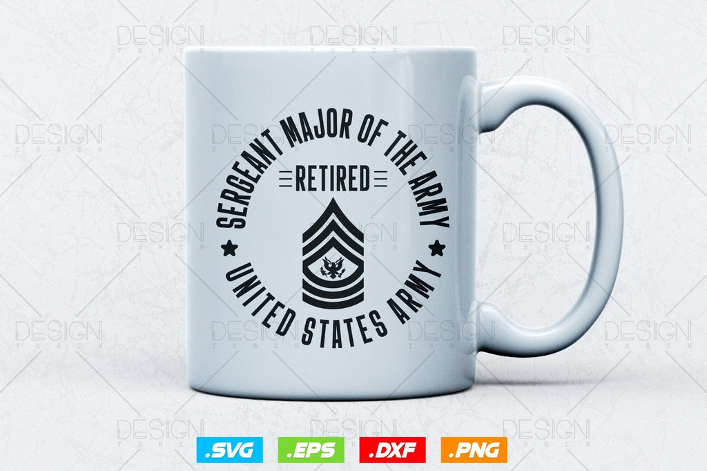 Sergeant Mejor Of The Army Svg Png, Fathers Day Svg, Military Svg ...