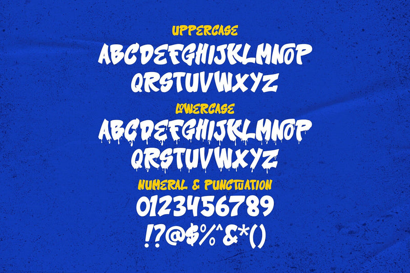 Shadow Brust - Dripping Graffiti Font - So Fontsy