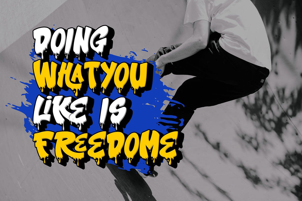 Shadow Brust - Dripping Graffiti Font - So Fontsy