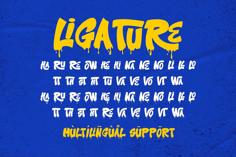 Shadow Brust - Dripping Graffiti Font - So Fontsy