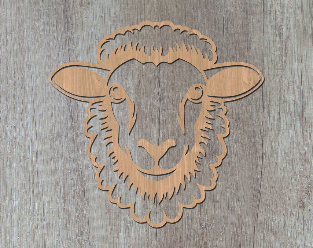 Sheep Laser SVG Cut File, Sheep Glowforge File, Sheep DXF, Sheep Wall ...