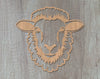 Sheep Laser SVG Cut File, Sheep Glowforge File, Sheep DXF, Sheep Wall ...