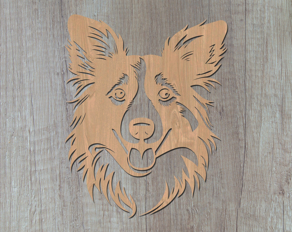 Shetland Sheepdog Laser SVG Cut File, Shetland Sheepdog Glowforge File ...