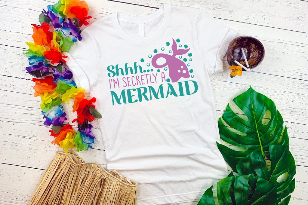 Shhh I'm Secretly a Mermaid SVG File - So Fontsy