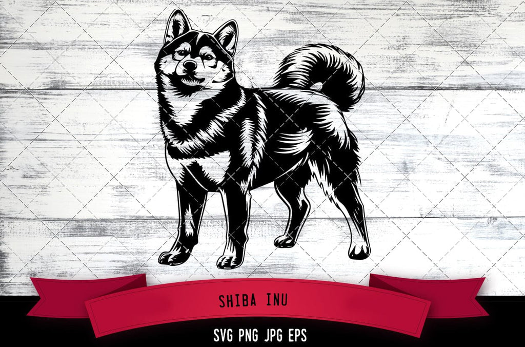 Shiba Inu SVG, Dog SVG, Logo - Digital Download with Commercial License ...